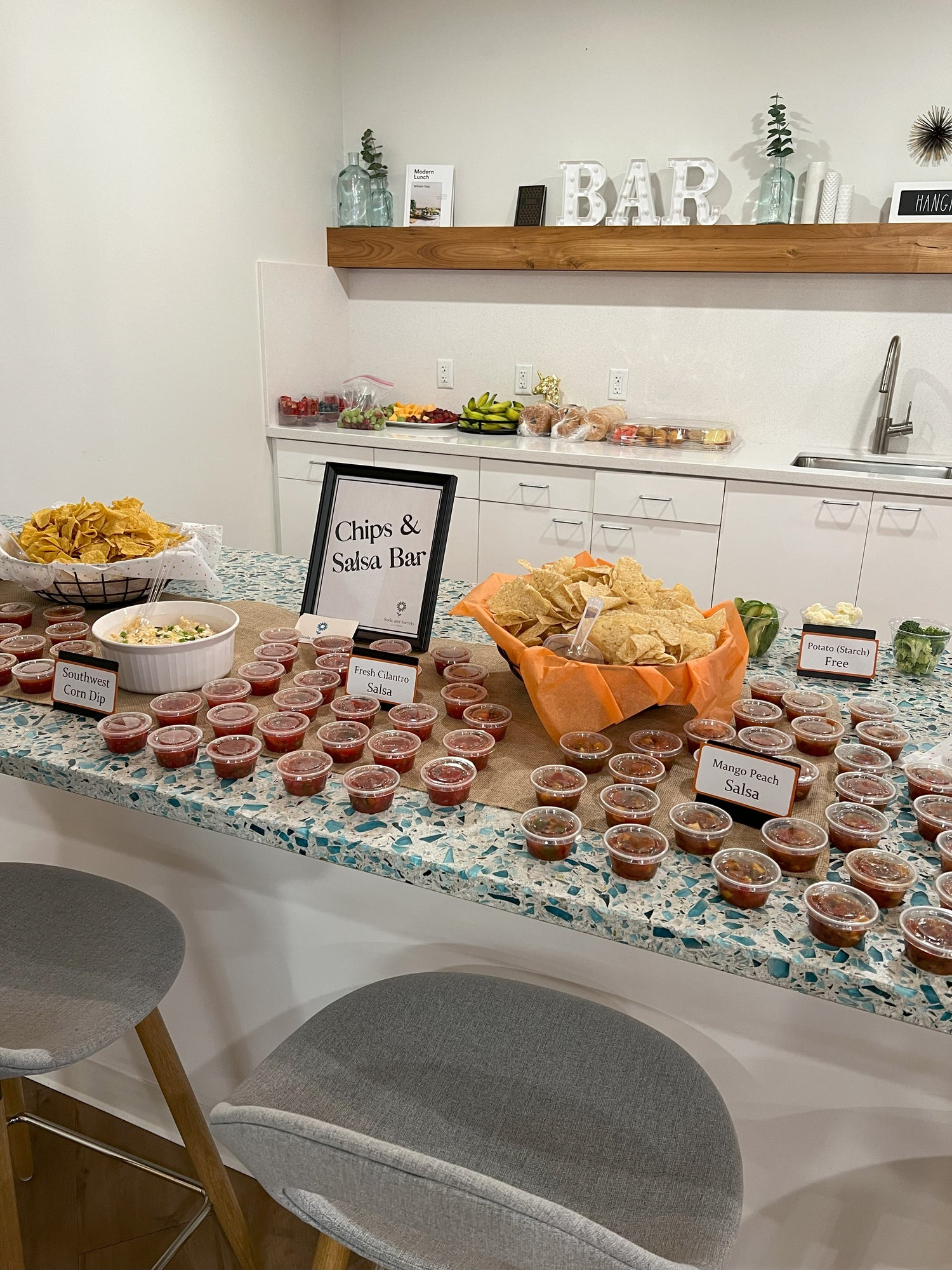 Chips and Salsa buffet, Utah, Soda bar Utah, catering, flavored soda ...